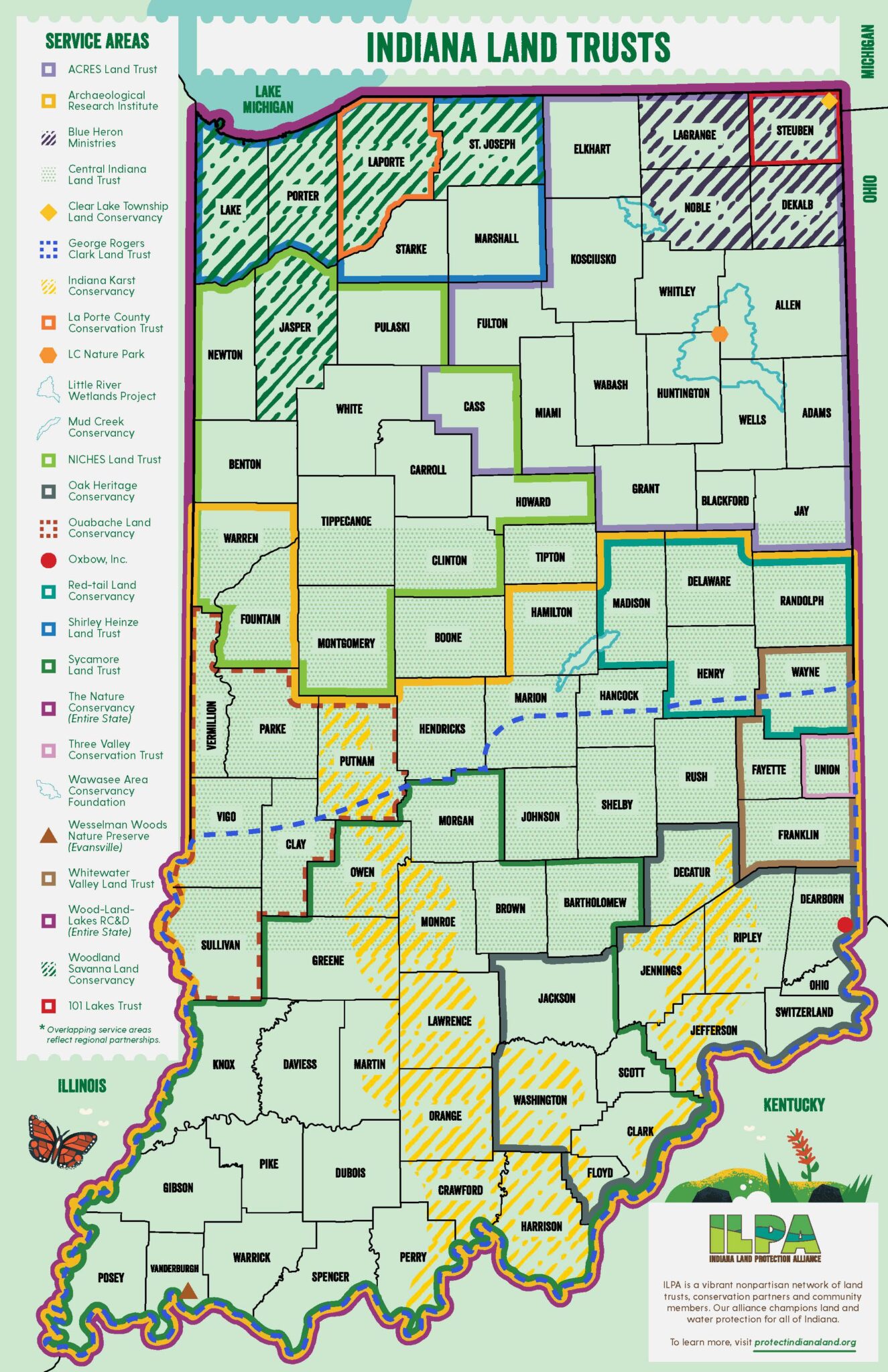 Service Area Map - ILPA
